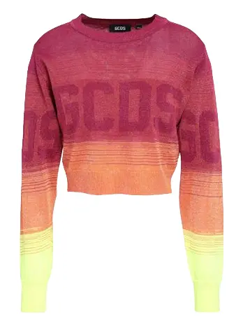 Gcds Sweater Viscose, Polyester, Metallic Fiber - Pink