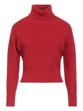 CARACTÈRE Turtleneck Top - Red
