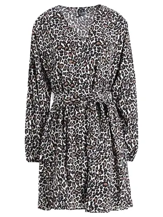 Vero Moda Mini Leopard-print Dress - Brown