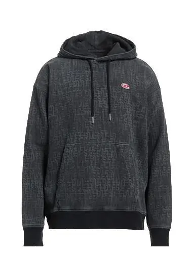 DIESEL® Cotton Blend Hooded Sweatshirt - Grey