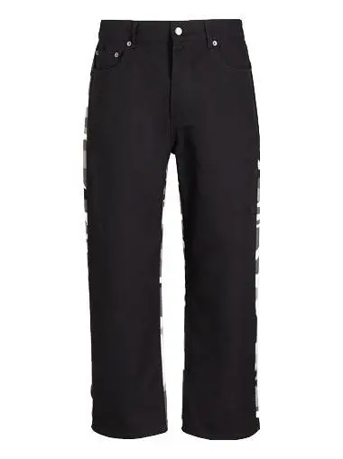 8 BY YOOX Bicolor Carrot Pants - Black