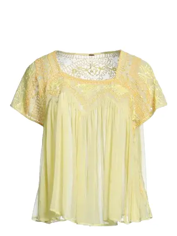 Free People Top - Yellow