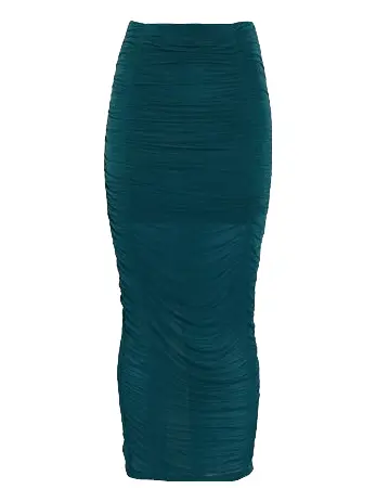Topshop Maxi Pencil Skirt - Green