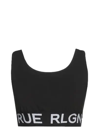 True Religion Military Sports Top - Black