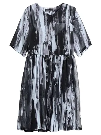 Bolongaro Trevor Tie-dyed Mini Dress - Grey