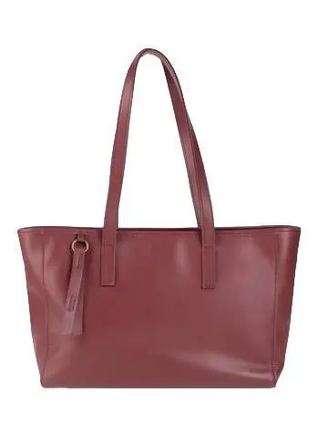 CORSIA Calfskin Leather Shoulder Bag - Red