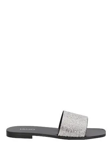 LIU •JO Slide Sandal - Silver