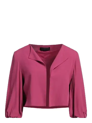 CARACTÈRE Crepe Bolero Jacket - Magenta
