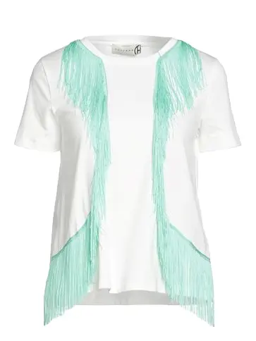 HAVEONE T-shirt With Fringe Detail - White