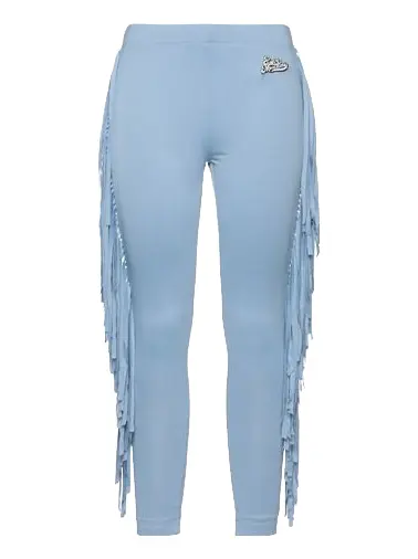Moschino Fringe Trim Pants - Blue