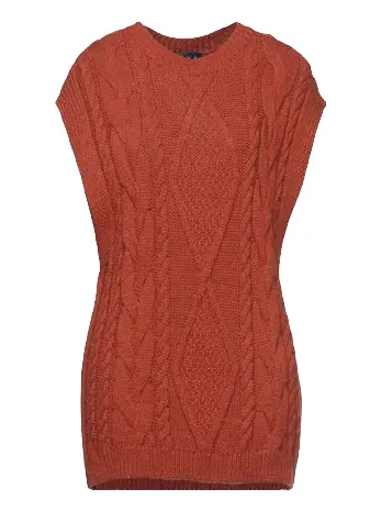 KAOS Knitted Sleeveless Top - Brown