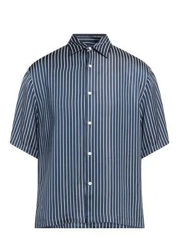 Sandro Shirt Midnight Size Viscose, Acetate - Blue