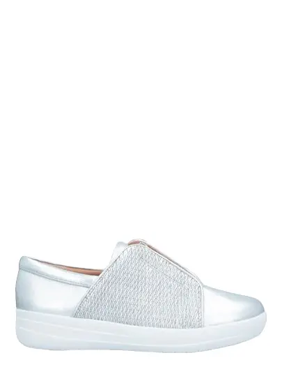 Fitflop Leather Sneakers - Silver
