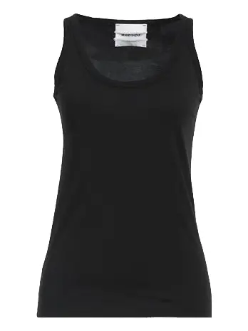BRAND UNIQUE Cotton Tank Top - Black