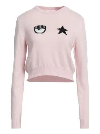 CHIARA FERRAGNI Sweater In Wool, Viscose, Polyamide, And Cashmere - Pink