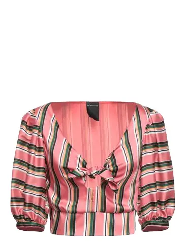 MARC ELLIS Striped Top - Pink