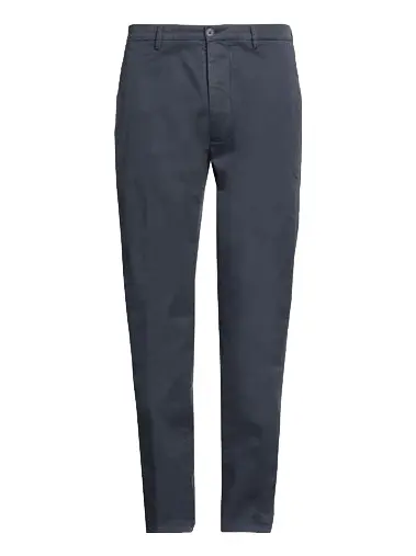MASON'S Plain Weave Tapered Pants - Blue