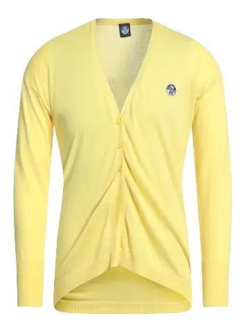 NORTH SAILS Cotton Knit Cardigan - Yellow