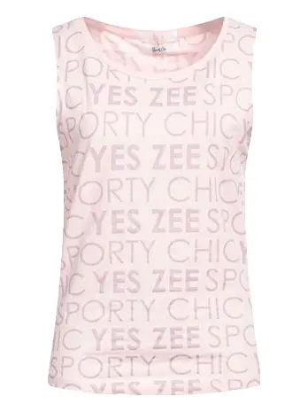YES ZEE BY ESSENZA Top In Light Cotton And Elastane - Pink