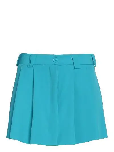 VICOLO Mini Pleated Skirt - Blue