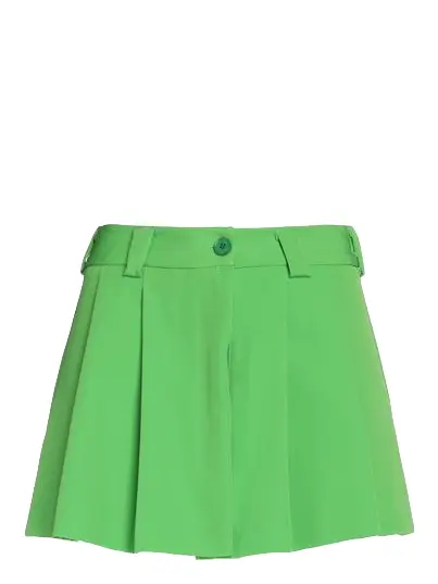 VICOLO Mini Pleated Skirt - Green