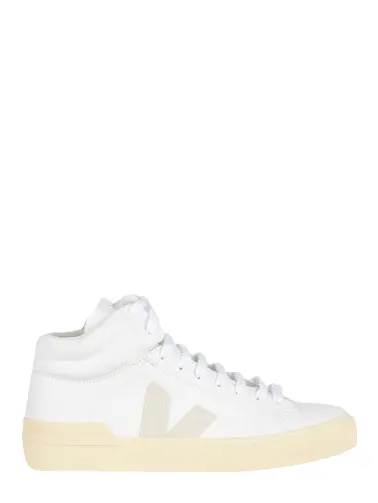 VEJA Leather High-top Sneakers - White