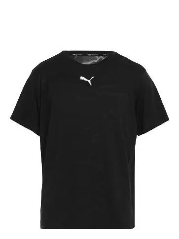 PUMA T-shirt Size Polyester, Elastane - Black