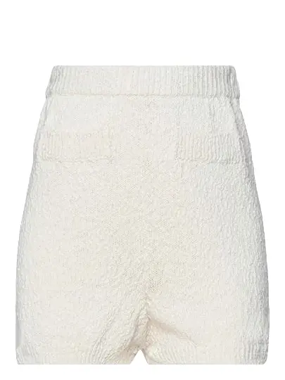 SOLOTRE Cotton Knit Shorts - Beige