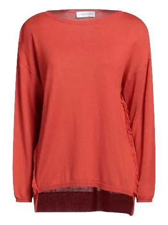 CARACTÈRE Knitted Sweater - Red