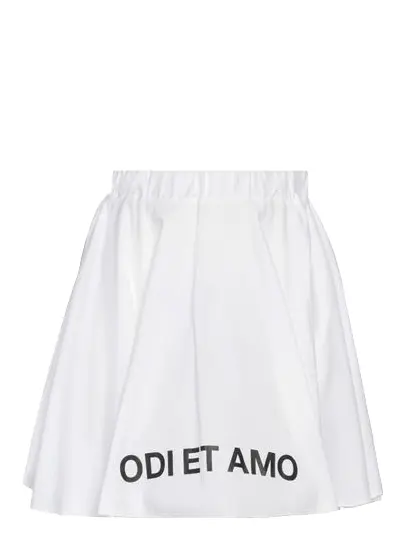 ODI ET AMO Mini Skirt - White