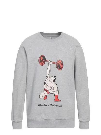 Moschino Cotton-elastane Sweatshirt - Grey