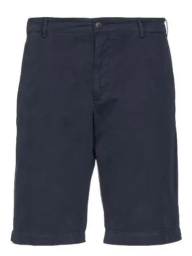 40WEFT Solid Casual Shorts - Blue