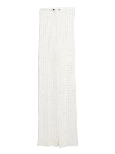 JUCCA Straight-leg Knit Pants - Off White