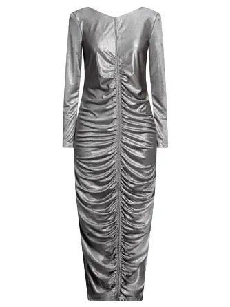 SOUVENIR Maxi Pencil Dress - Silver