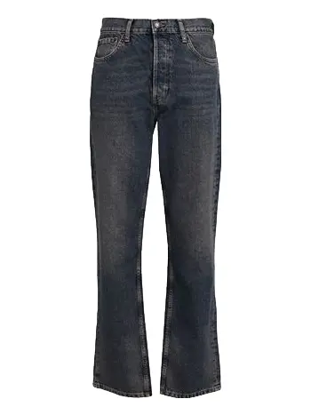 Topshop Cotton Straight-leg Jeans - Blue