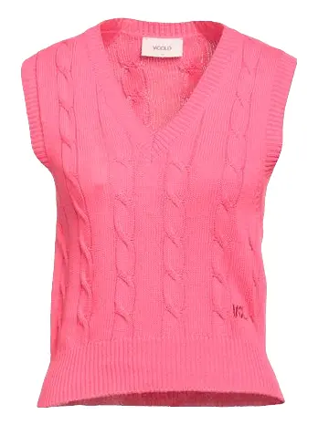 VICOLO Knitted Sleeveless Top - Pink
