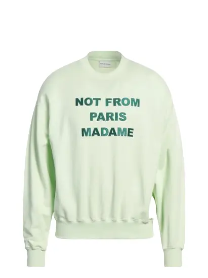 Drole De Monsieur Light Cotton Sweatshirt - Green
