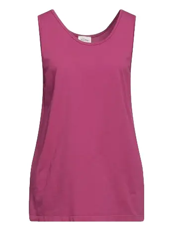 American Vintage Cotton Tank Top - Magenta