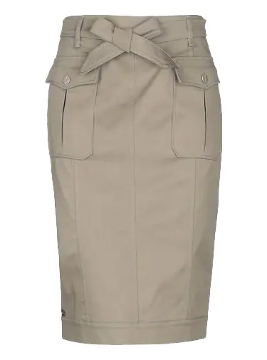MANILA GRACE Midi Pencil Skirt - Green