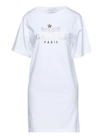 GAËLLE PARIS Mini T-shirt Dress - White