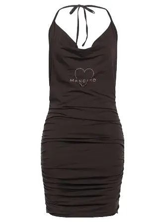 MANGANO Mini Bodycon Dress - Brown