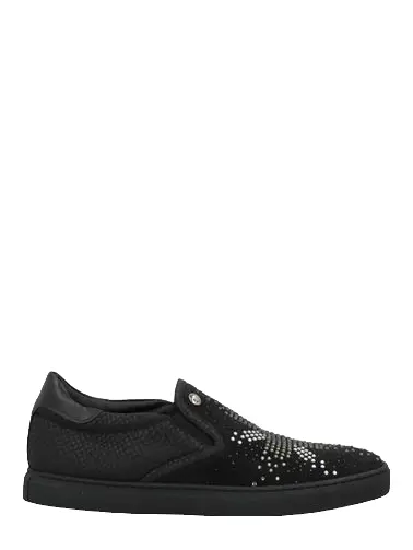 John Richmond Soft Leather Sneakers - Black