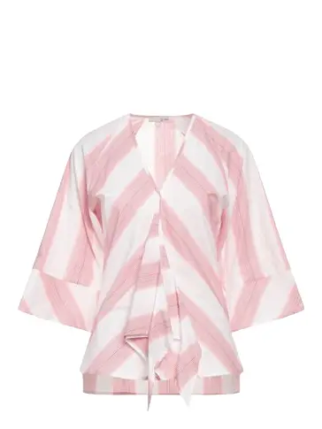 Relish Striped Blouse - Pink