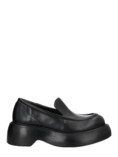 PALOMA BARCELO Leather Loafers - Black