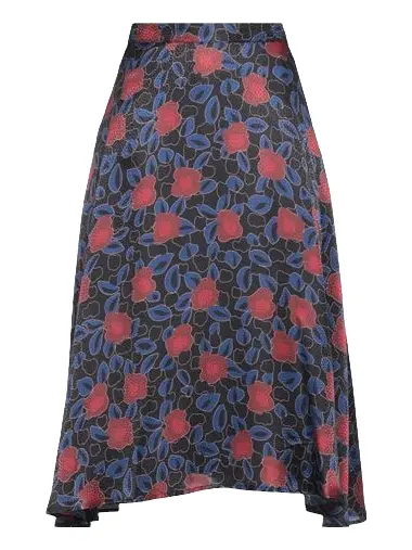 Rosso35 Midi Flared Skirt - Black