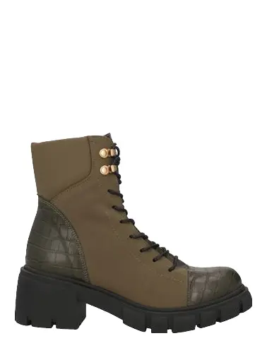 CUPLÉ Ankle Boots - Green