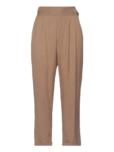 MARC ELLIS Tapered Twill Pants - Beige