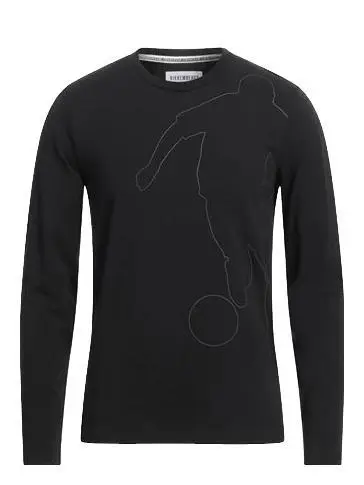 BIKKEMBERGS T-shirt Size Cotton, Elastane - Black