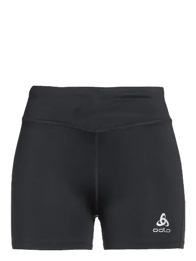 ODLO Straight Leg Slim Fit Shorts - Black