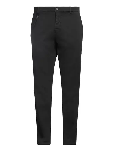MASON'S Solid Twill Chino Pants - Black